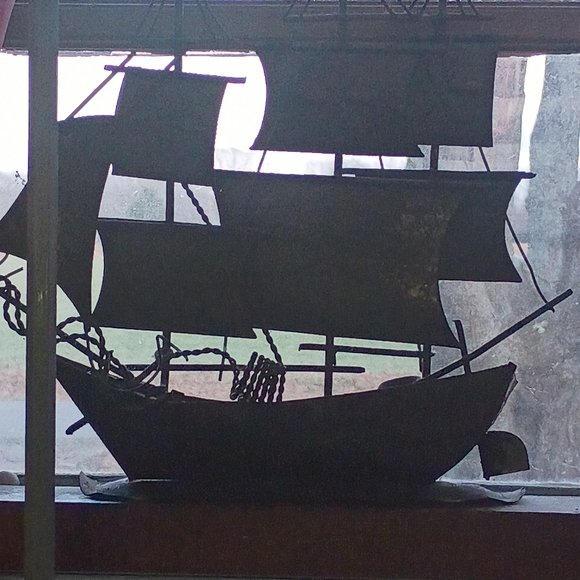 Art | Rustic Metal Ship Sculpture | Poshmark